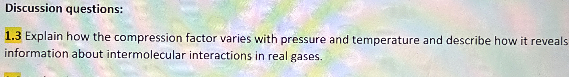 Solved Discussion questions:1.3 ﻿Explain how the compression | Chegg.com