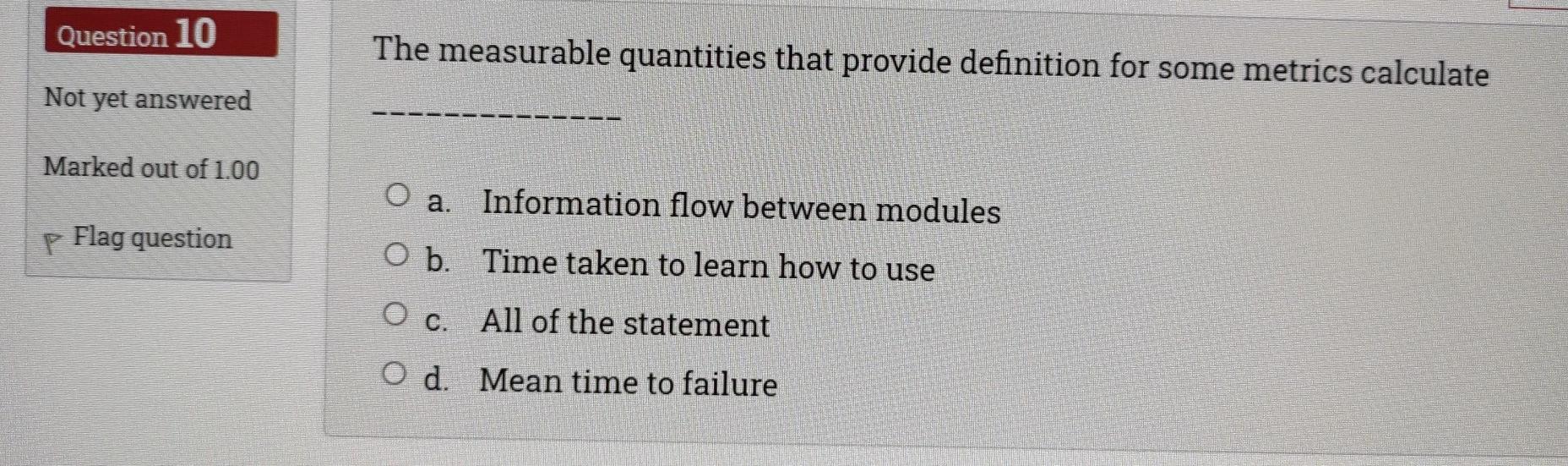 Solved Question 10 The measurable quantities that provide | Chegg.com