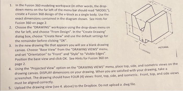 Solved 1. In the Fusion 360 modeling workspace (in other | Chegg.com
