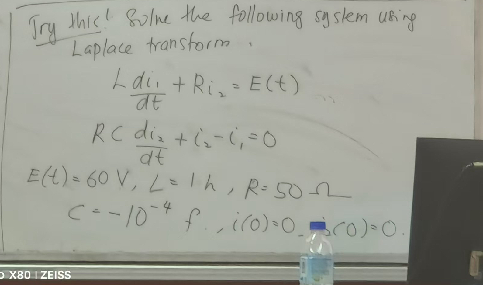 Try this! Solne the following system usingLaplace | Chegg.com
