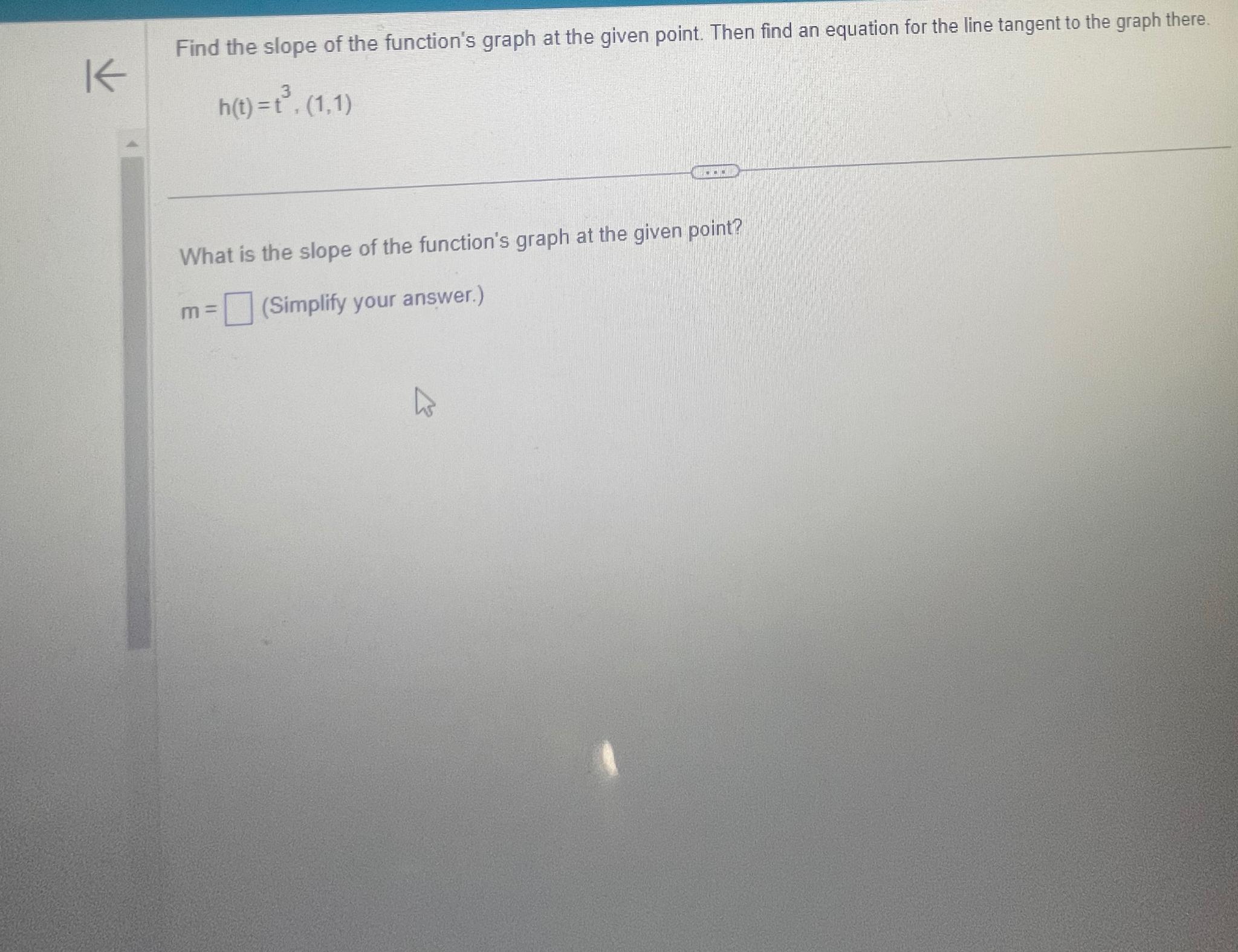 Solved Find the slope of the function's graph at the given | Chegg.com
