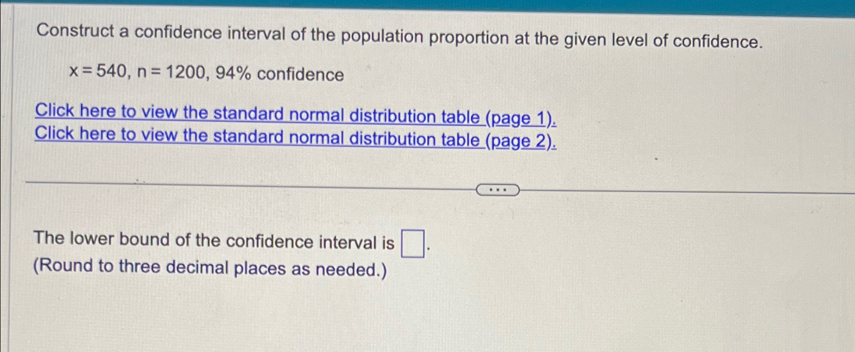 Solved Construct a confidence interval of the population | Chegg.com