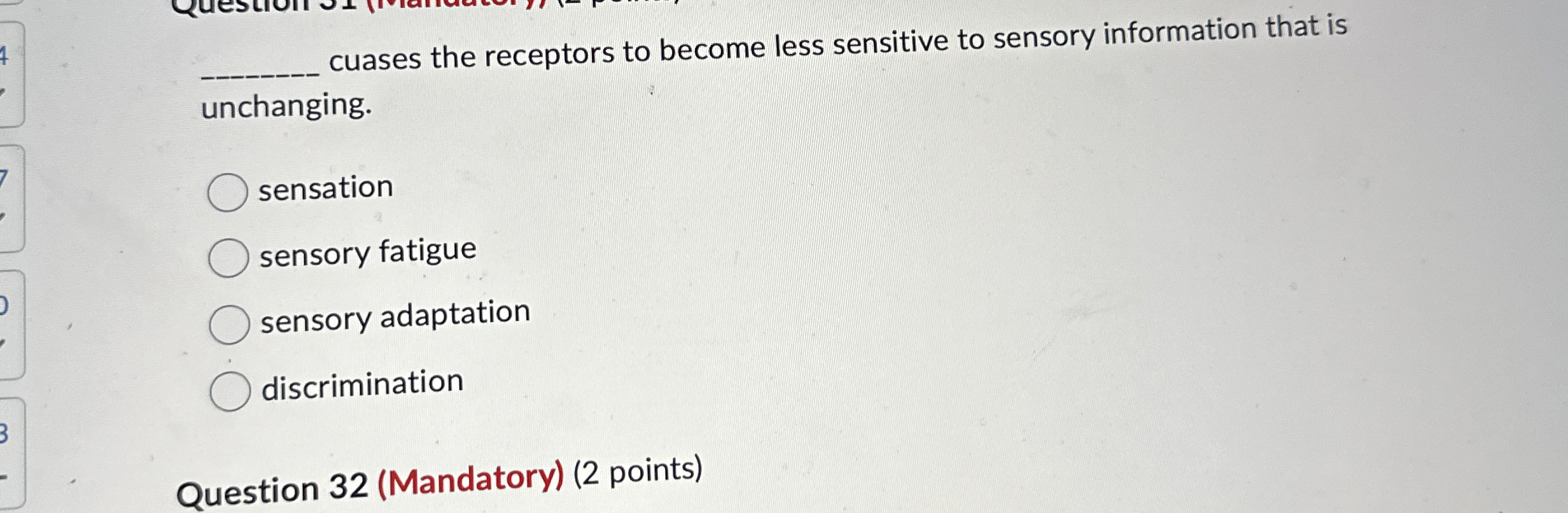 Solved cuases the receptors to become less sensitive to | Chegg.com
