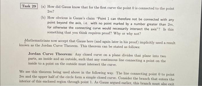 Solved Task 29 (a) How did Gauss know that for the first | Chegg.com