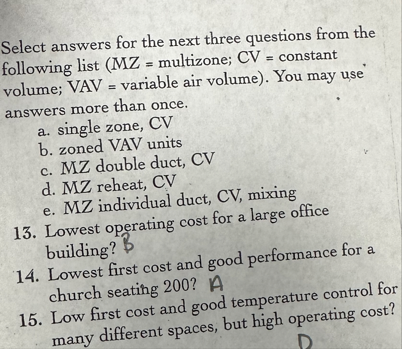 Solved Select answers for the next three questions from the | Chegg.com