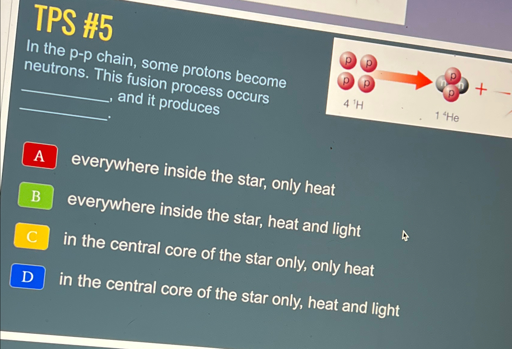 Solved TPS #5In the p-p chain, some protons become neutrons. | Chegg.com
