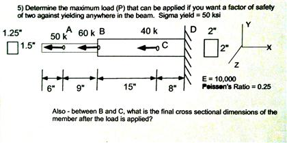 Determine the maximum load (P) that can be applied if | Chegg.com