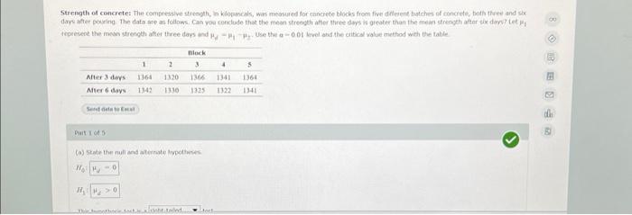 Solved Dait I d 5 (a) Stede tim null and aternate | Chegg.com