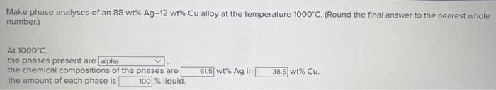 Solved Consider the binary eutectic copper-silver phase | Chegg.com