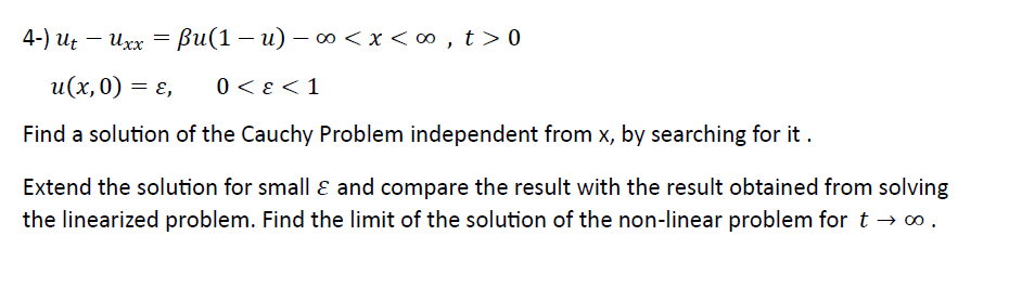 Solved Find a solution of the Cauchy Problem independent | Chegg.com