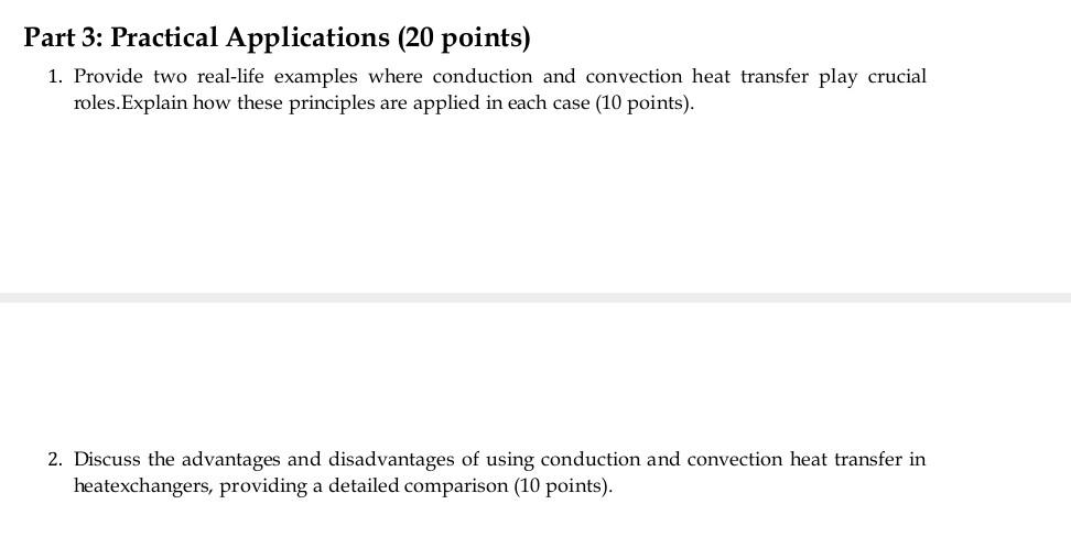 Solved Part 3: Practical Applications (20 points) 1. Provide | Chegg.com
