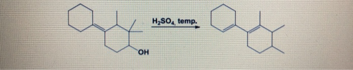 Solved H2SO4 temp. ОН | Chegg.com