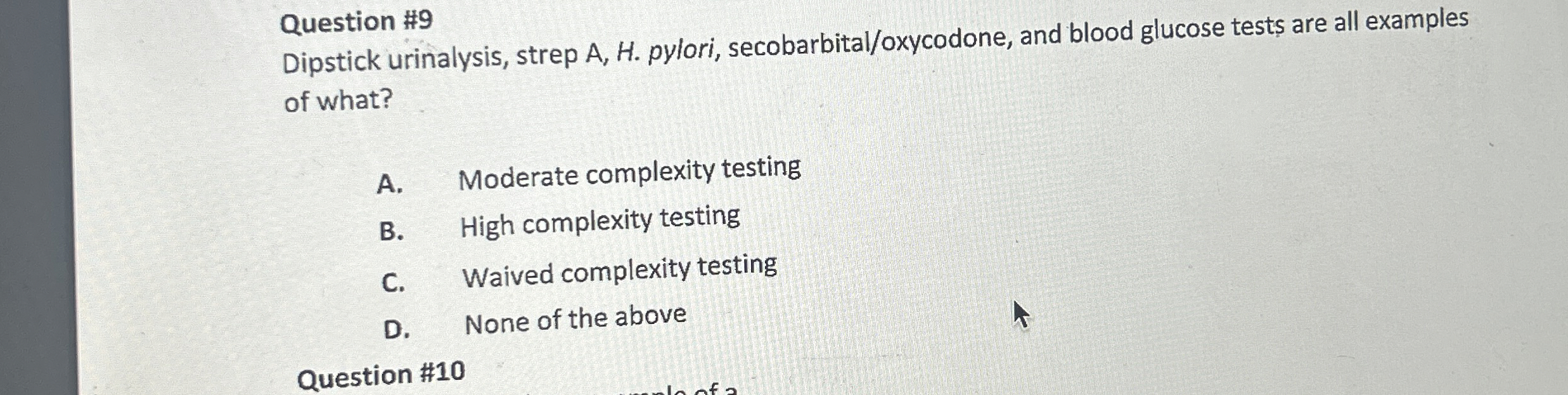 Solved Question #8A health care professional is responsible | Chegg.com