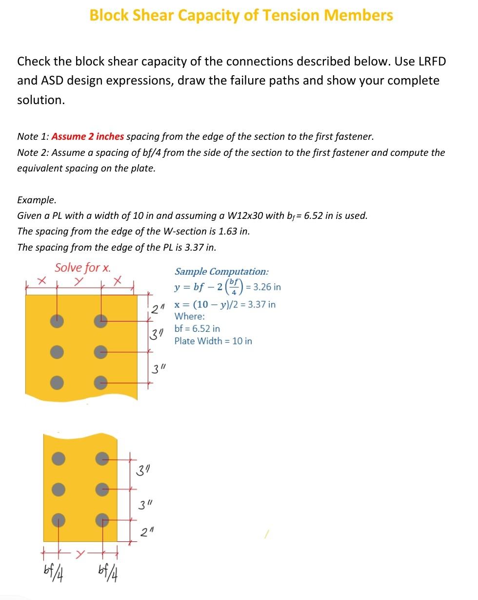 What Is Block Shear Capacity at Kelsey Moors blog
