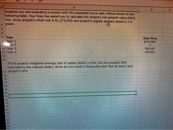 Solved Suppose you are evaluating a project with the | Chegg.com