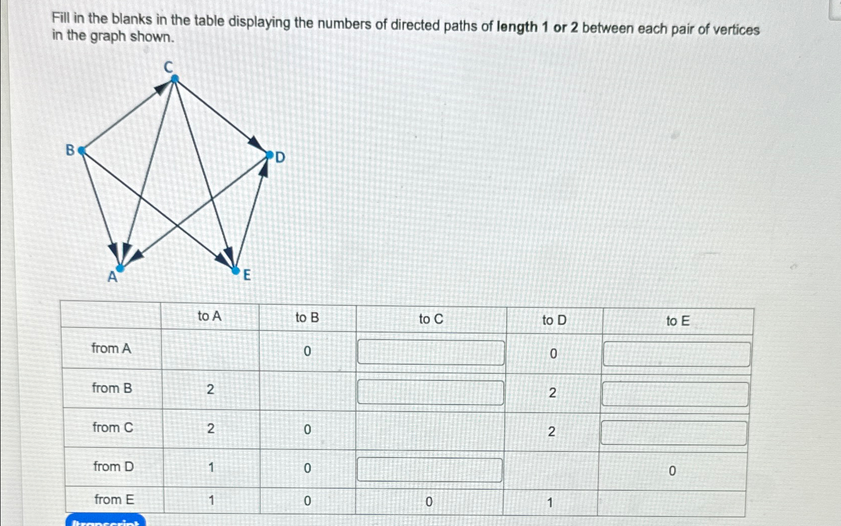 solving the problem | Chegg.com