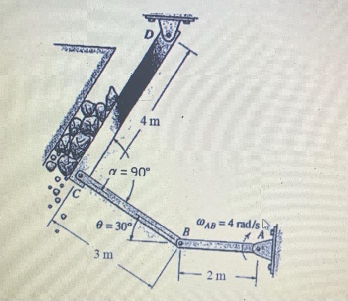 Solved Figure 4 describes a stone crushing mechanism. The | Chegg.com
