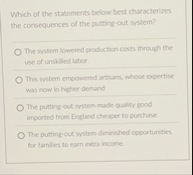 Solved Which of the statements below best characterizes the | Chegg.com