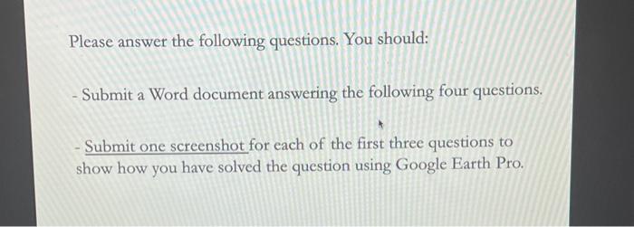 Solved Please answer the following questions. You should: - | Chegg.com