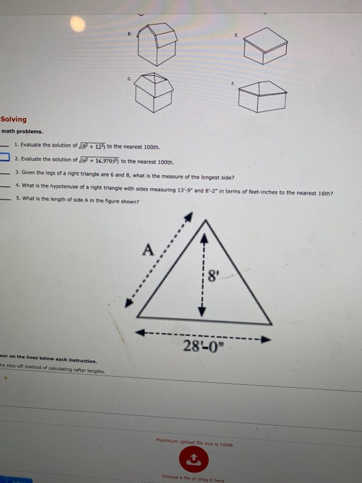 Solved Solving math problems. 1. Evaluate the solution of (8 | Chegg.com
