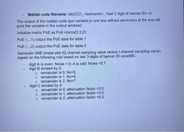 Solved Matlab Simulation lab: Co-channel interference (CCI) | Chegg.com
