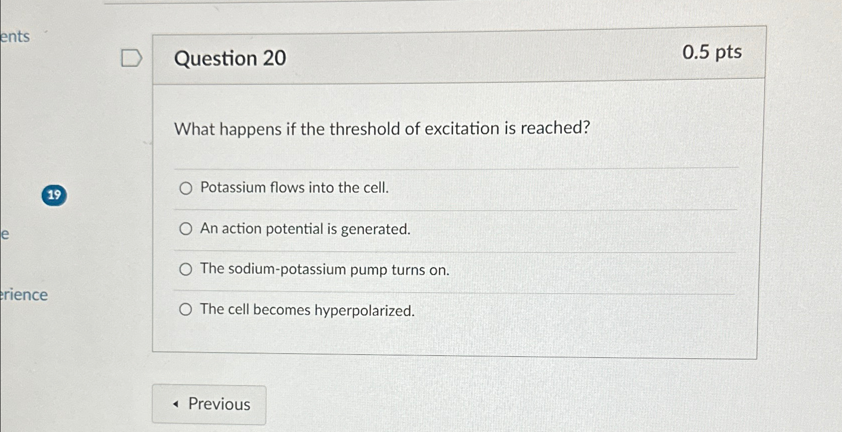 Solved Question 200.5ptsWhat happens if the threshold of | Chegg.com