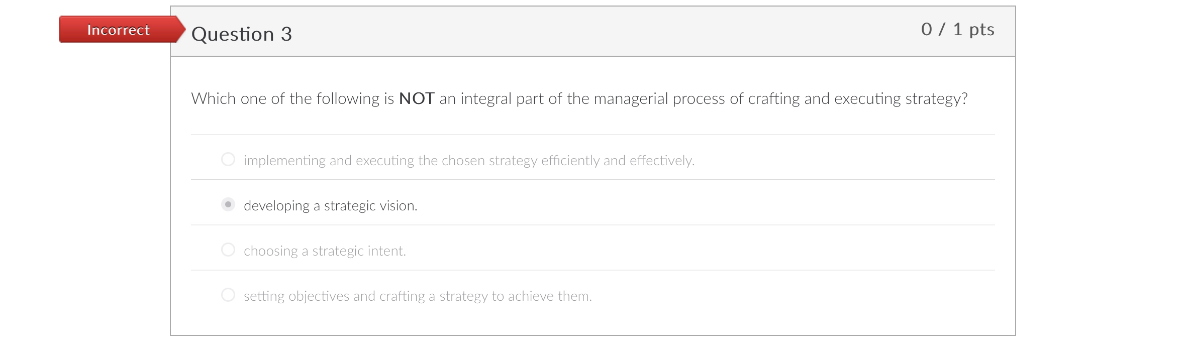 Solved Question 30 / 1 ﻿ptsWhich one of the following is NOT | Chegg.com