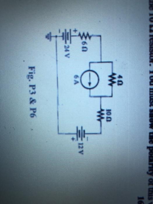 Solved 4. For the network of Fig. P4 & P5, develop the mesh | Chegg.com