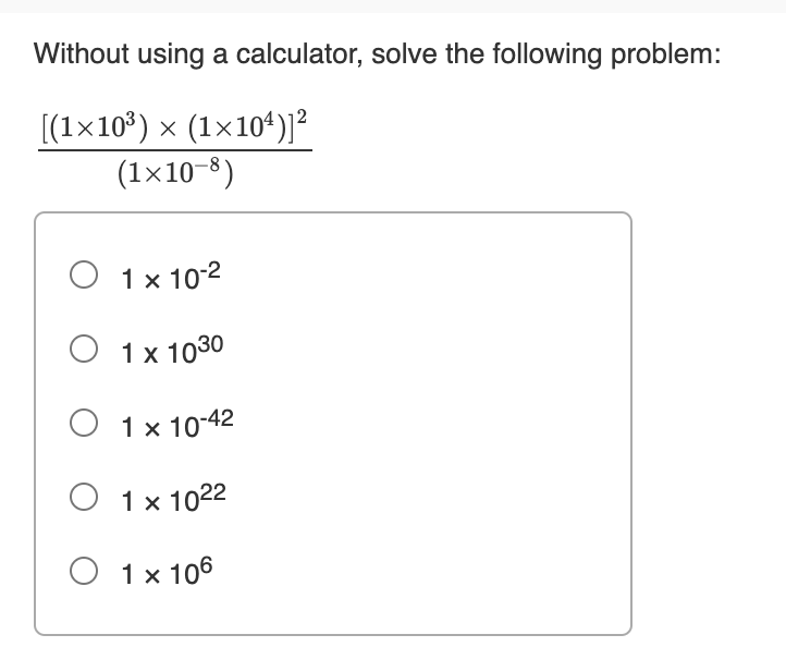 Solved Without using a calculator, solve the following | Chegg.com Solved Without using a calculator, solve the following | Chegg.com