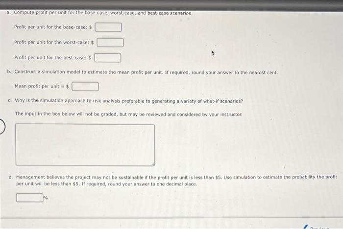 Solved Problem 12-01 (Algorithmic) The management of | Chegg.com