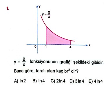 Solved y=2x ﻿fonksiyonunun grafiği şekildeki gibidir.Buna | Chegg.com