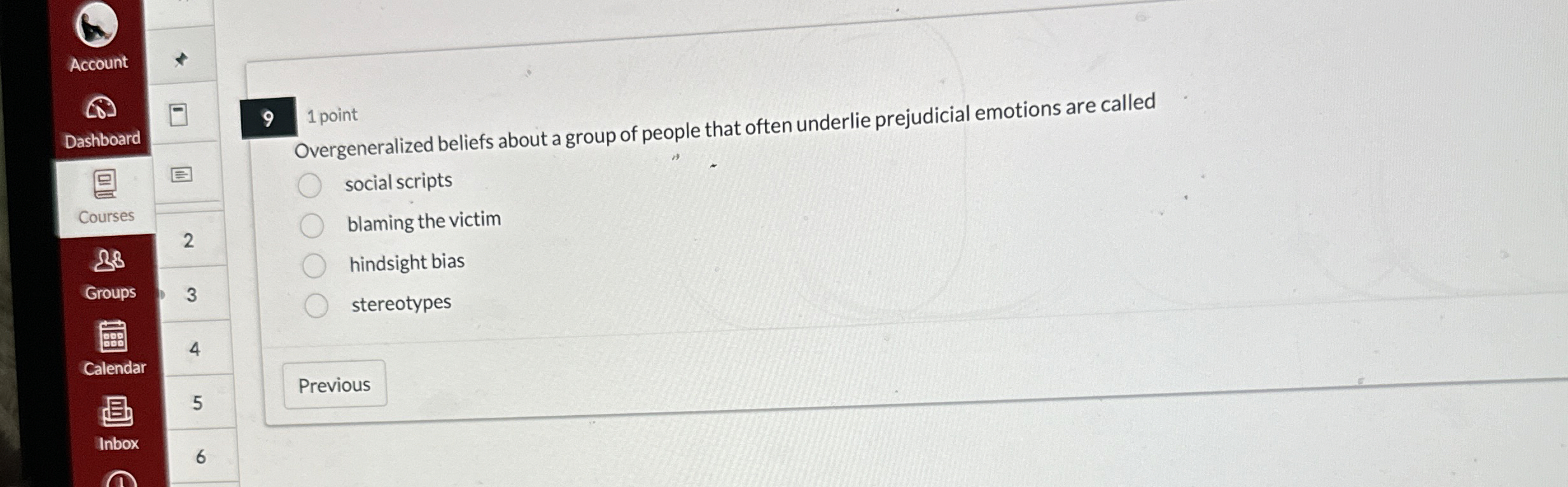 Solved Overgeneralized beliefs about a group of people that | Chegg.com