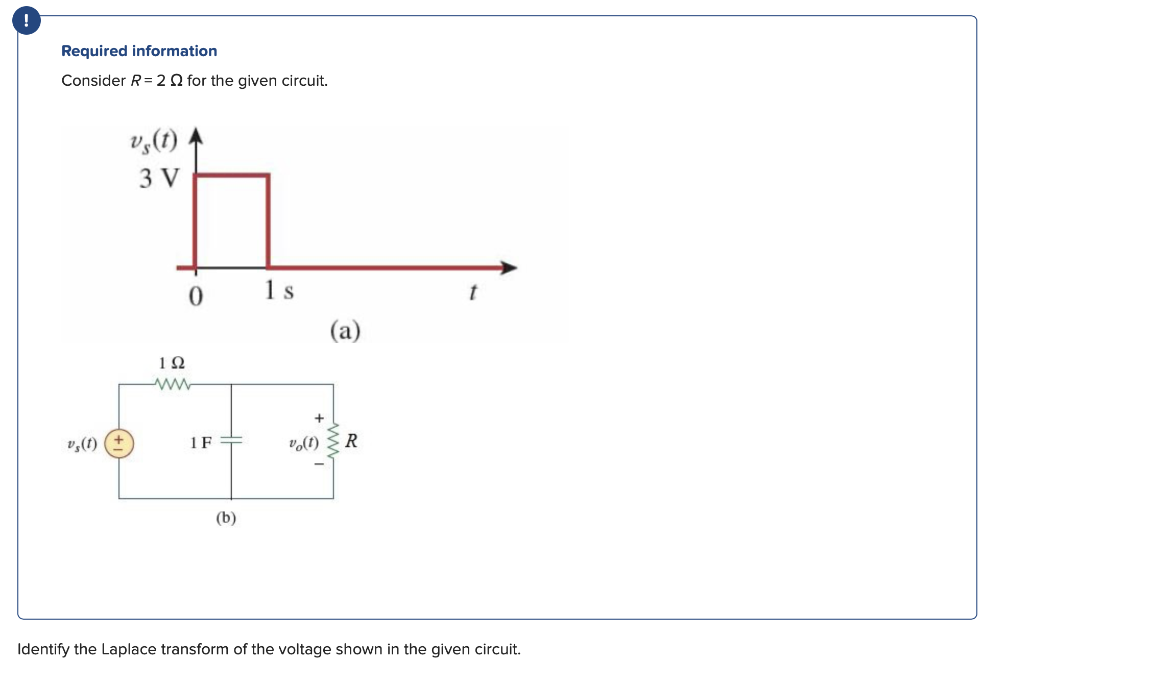 Solved Required information Consider \( ﻿R=2 \Omega \) ﻿for | Chegg.com