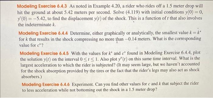 Solved need help with all modeling exercise and please the | Chegg.com