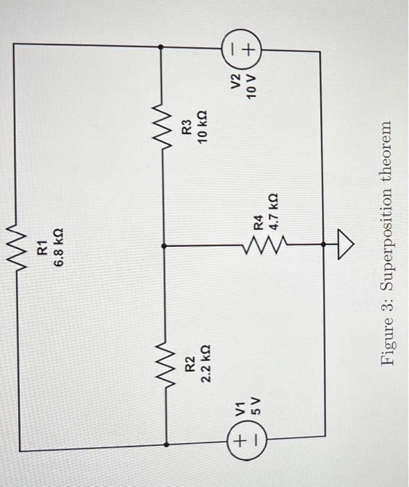 Solved Figure 3: Superposition theorem Use superposition to | Chegg.com
