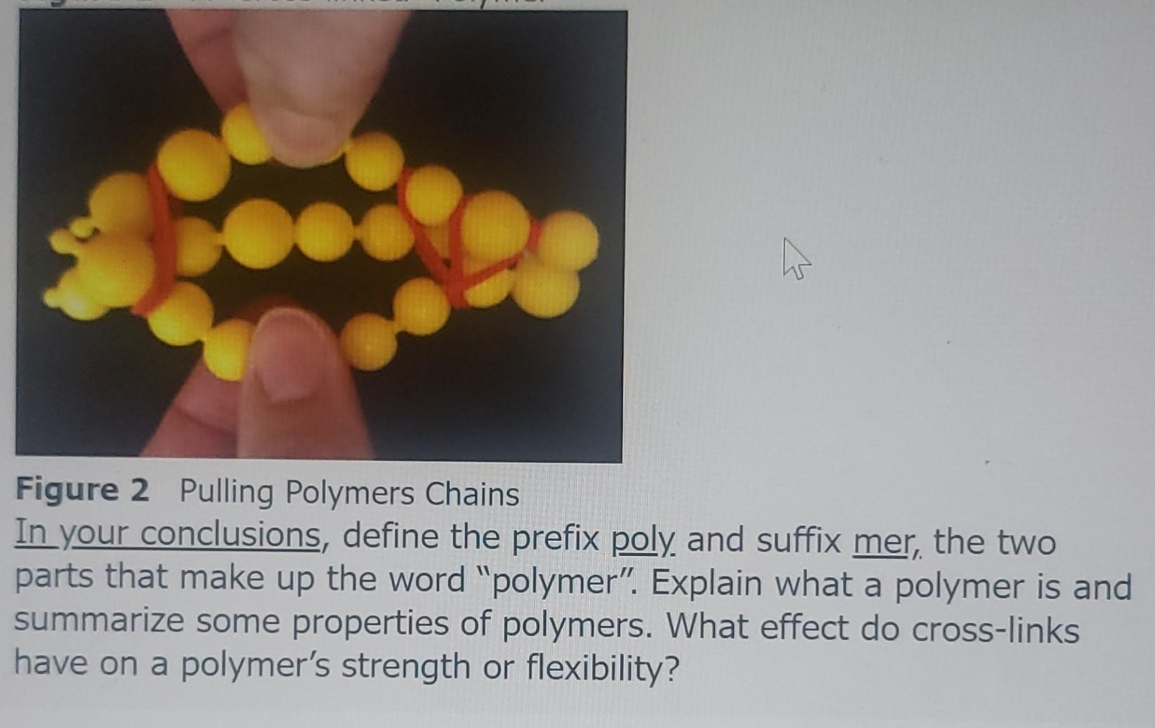 Solved Experiment A: Building Polymers Locate the packet of | Chegg.com