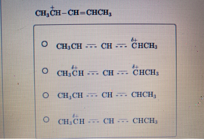 Solved CH,CH-CH=CHCH, CHCH --- CH CH --- CHCH3 CH3CH --- СН | Chegg.com