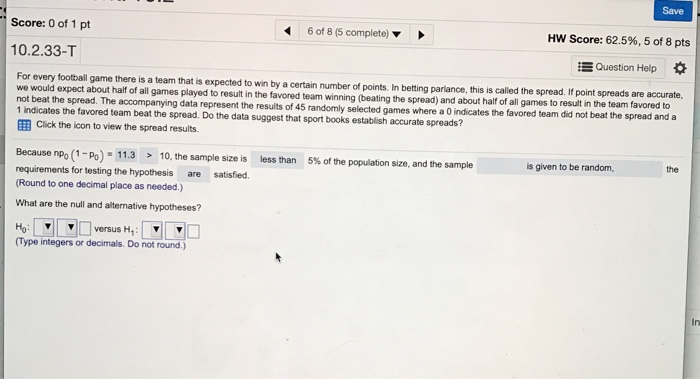 Solved Save Score 0 Of 1 Pt 6 Of 8 5 Complete Hw Score