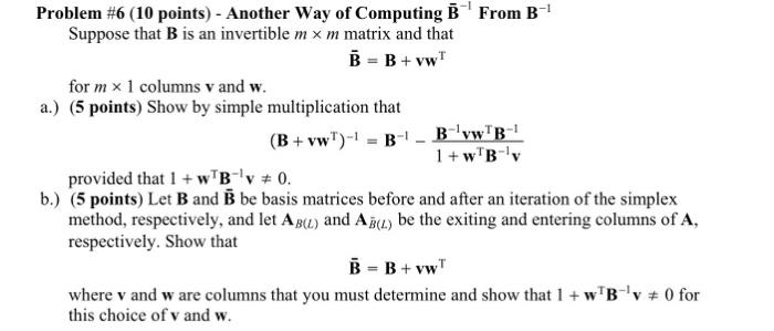 Problem #6 (10 points) - Another Way of Computing | Chegg.com