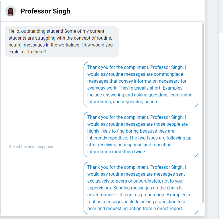 Solved Professor SinghHello, outstanding student! Some of my | Chegg.com