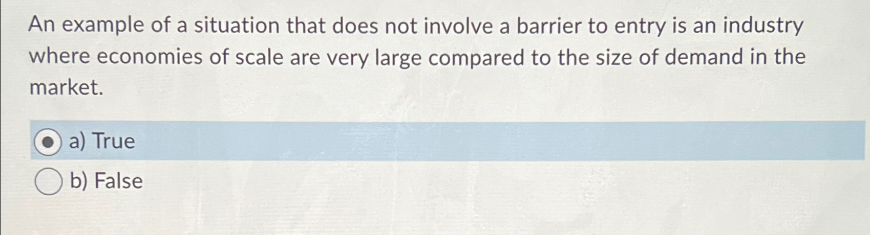 Solved An example of a situation that does not involve a | Chegg.com
