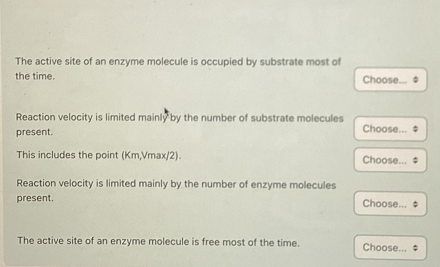 Solved The active site of an enzyme molecule is occupied by | Chegg.com