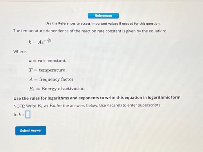 Solved Use the References to access important values if | Chegg.com