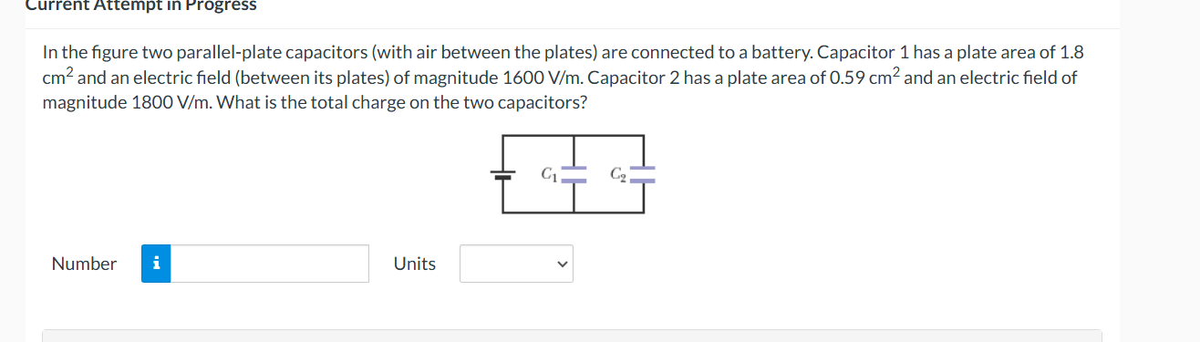 Solved In ﻿the figure two parallel-plate capacitors (with | Chegg.com