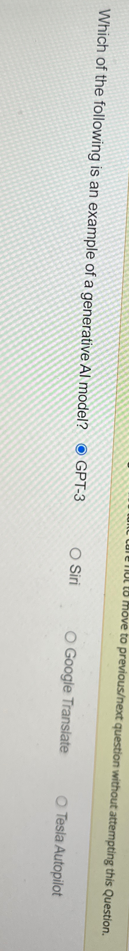 Solved Which of the following is an example of a generative | Chegg.com