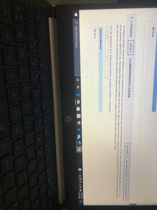Solved Block 5. [-/6 Points) DETAILS ILLOWSKYINTROSTAT1 | Chegg.com Solved Block 5. [-/6 Points) DETAILS ILLOWSKYINTROSTAT1 | Chegg.com
