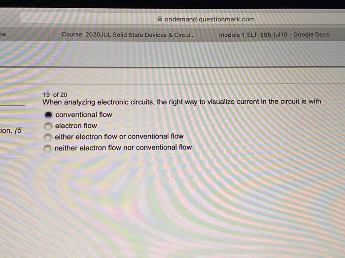 Solved ondemand.questionmark.com ne Course: 2020JUL Solid | Chegg.com