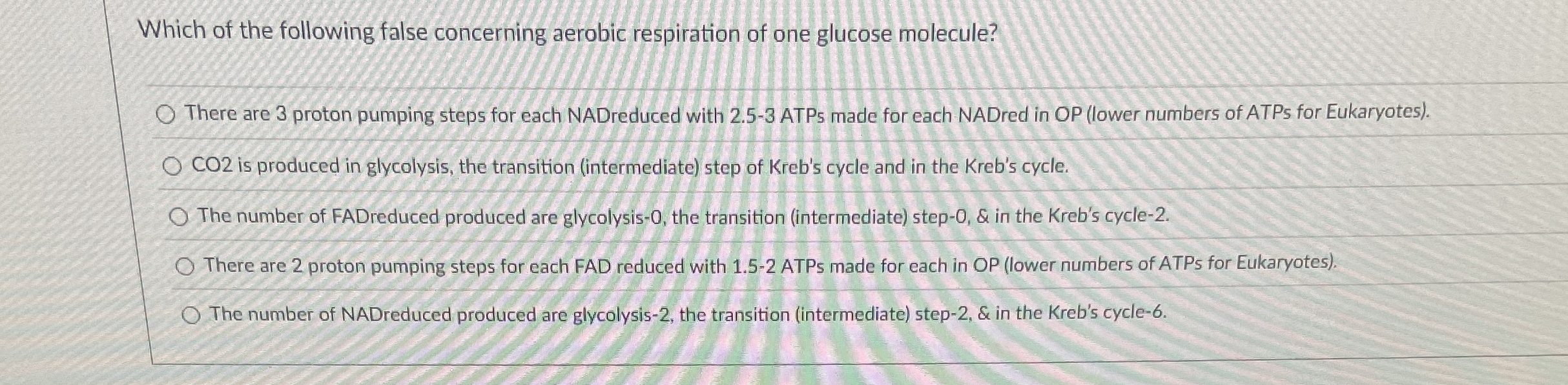 High Quality SOLUTION Which of the following false concerning aerobic ...
