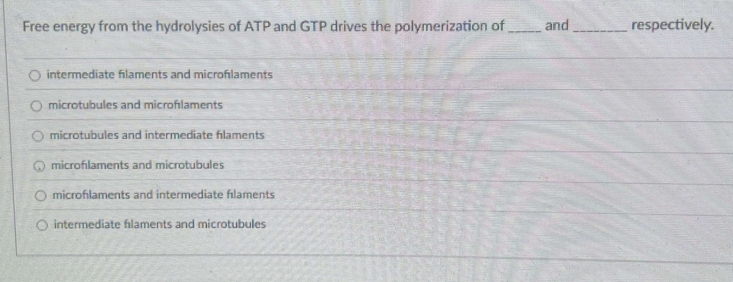 [Solved]: Free energy from the hydrolysies of ATP and GTP dr