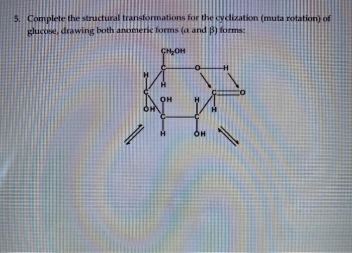 Solved 5. Complete the structural transformations for the | Chegg.com